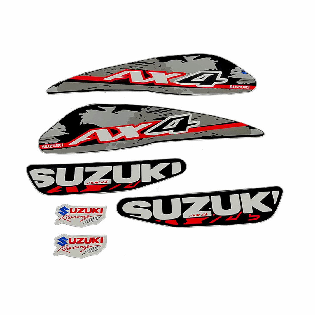 CALCOMANIA SUZUKI AX-4 (ROJA) – Ecomotos