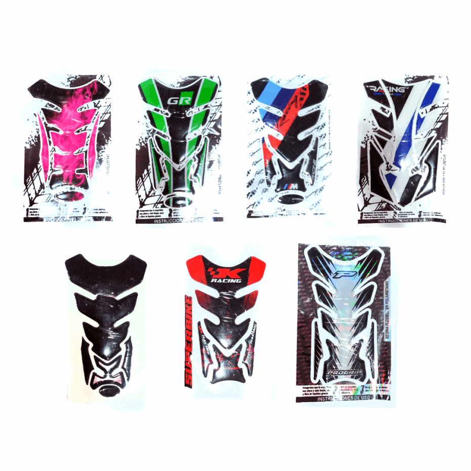 CALCOMANIA PROTECTOR TANQUE RECINA(SURTIDA) – Ecomotos